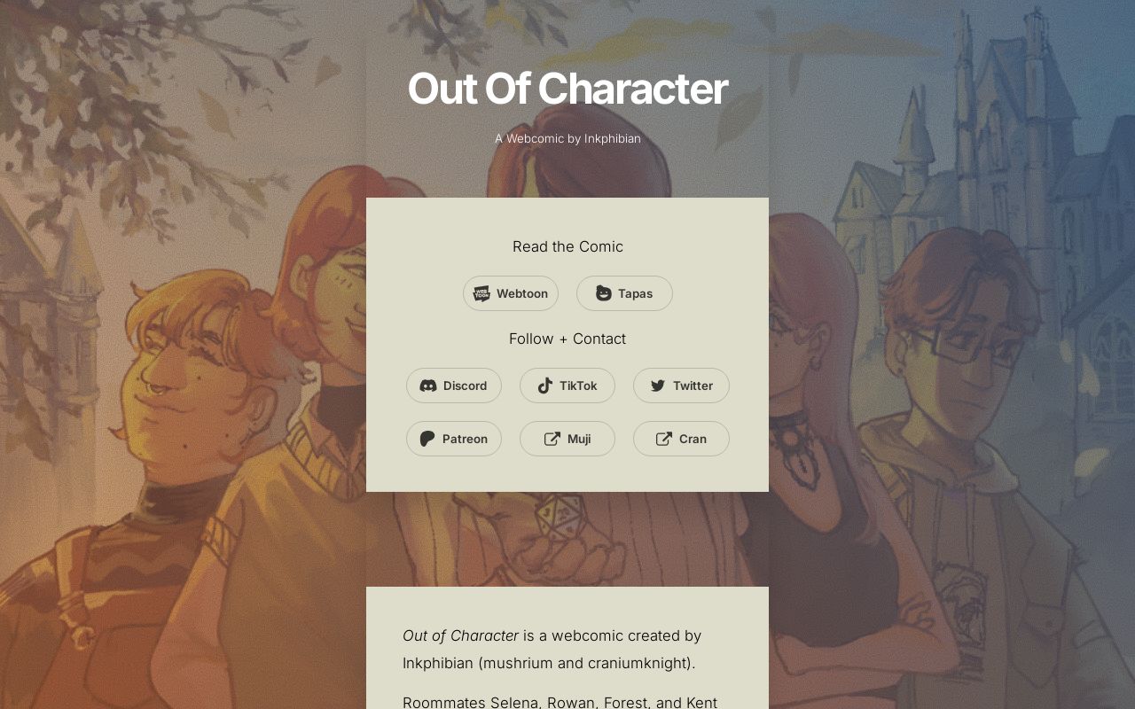 Out of Character Comic